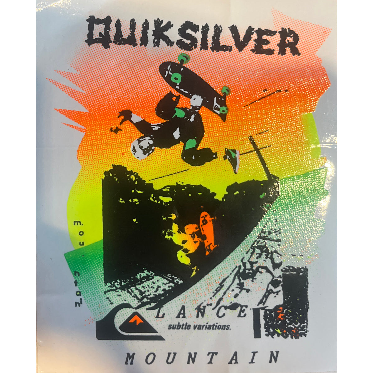 Quiksilver Lance Mountain Sticker – Skeleton Mountie | Kevin Harris ...