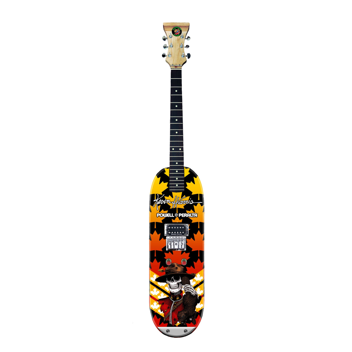 Skeleton Mountie Skateboard Guitar – Skeleton Mountie | Kevin Harris Official Website