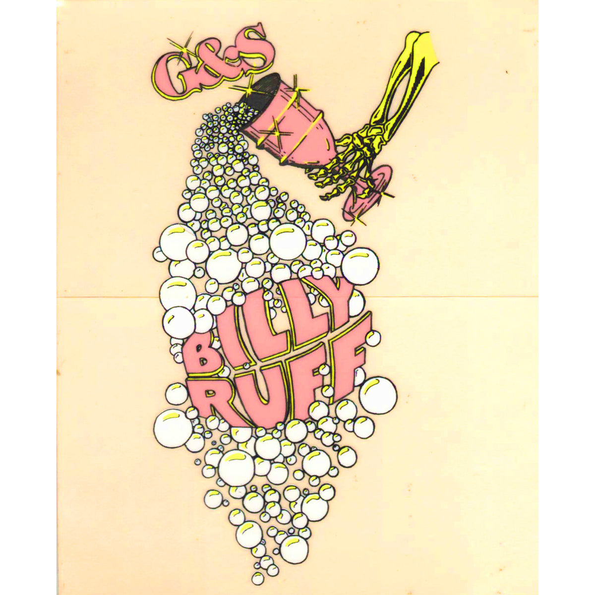 G&S Billy Ruff Champaign Sticker – Skeleton Mountie | Kevin Harris ...