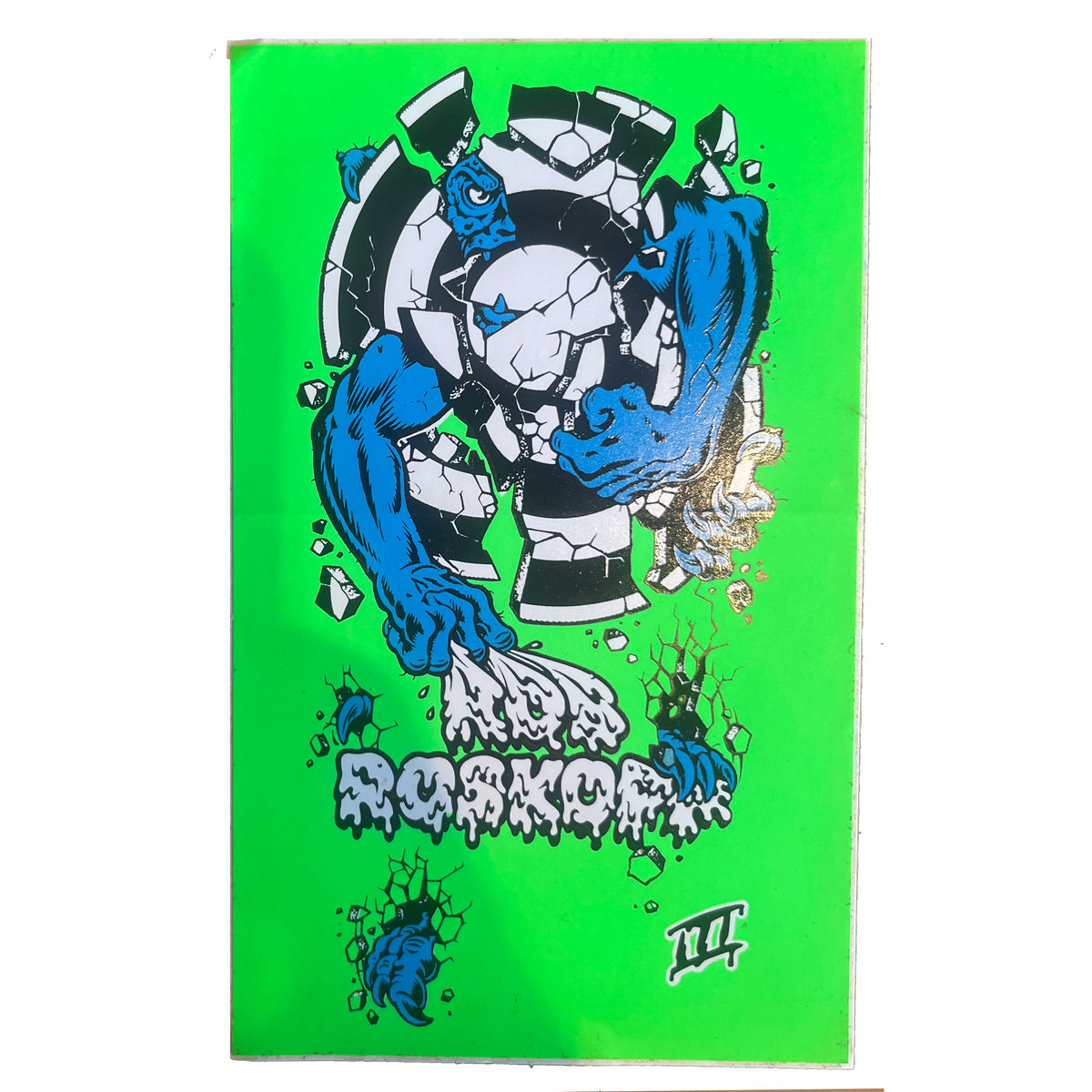 Santa Cruz Rob Roskopp III Sticker – Skeleton Mountie | Kevin Harris ...