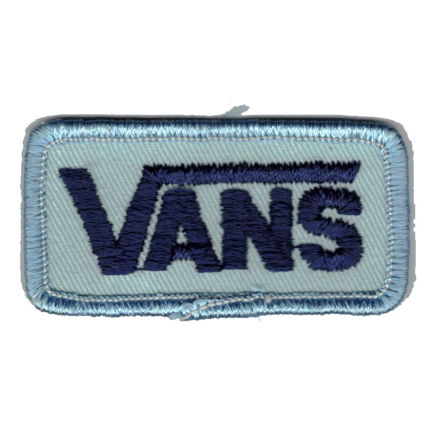 Vans Patch - Blue – Skeleton Mountie | Kevin Harris Official Website